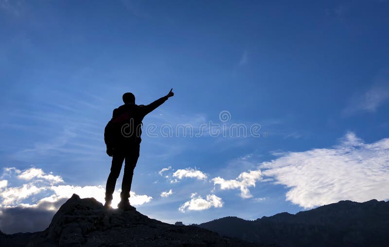 Successful, Determined and Challenging Person Stock Image - Image of ...