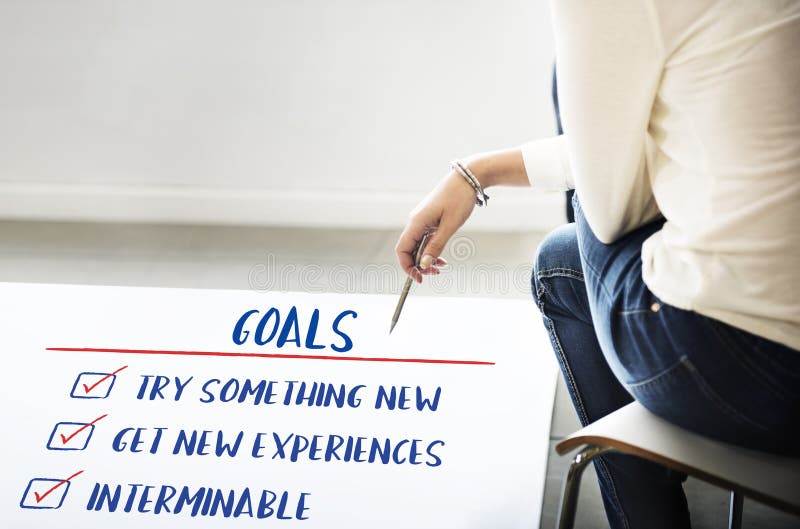 Goal Explore Aim Ambition Inspire Concept Stock Image - Image of create ...