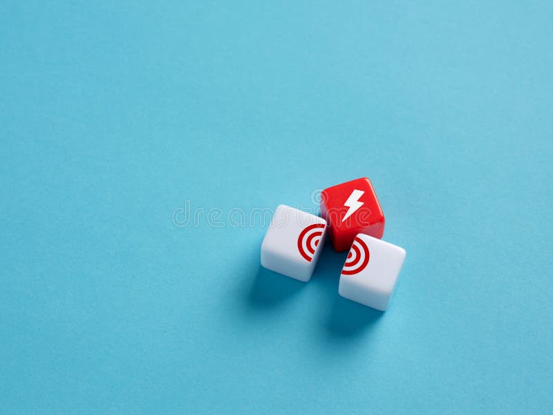 Goal Failure. Failing To Achieve Business Target Objectives Stock Image ...