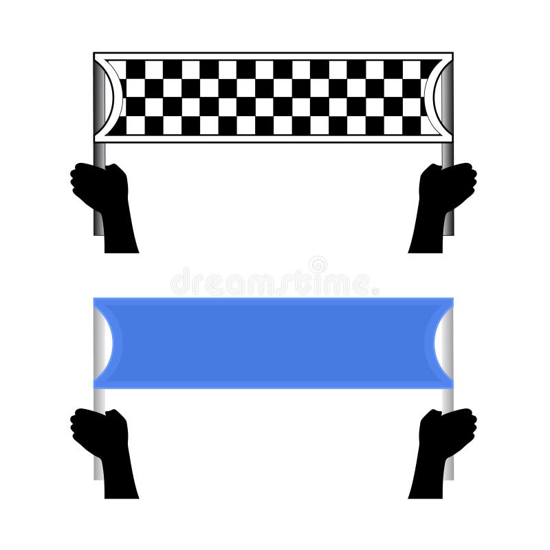 Goal flag and blue flag stock vector. Illustration of original - 20427498