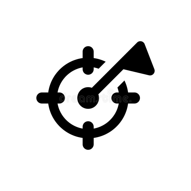 Goal icon stock vector. Illustration of icon, vector - 217125308