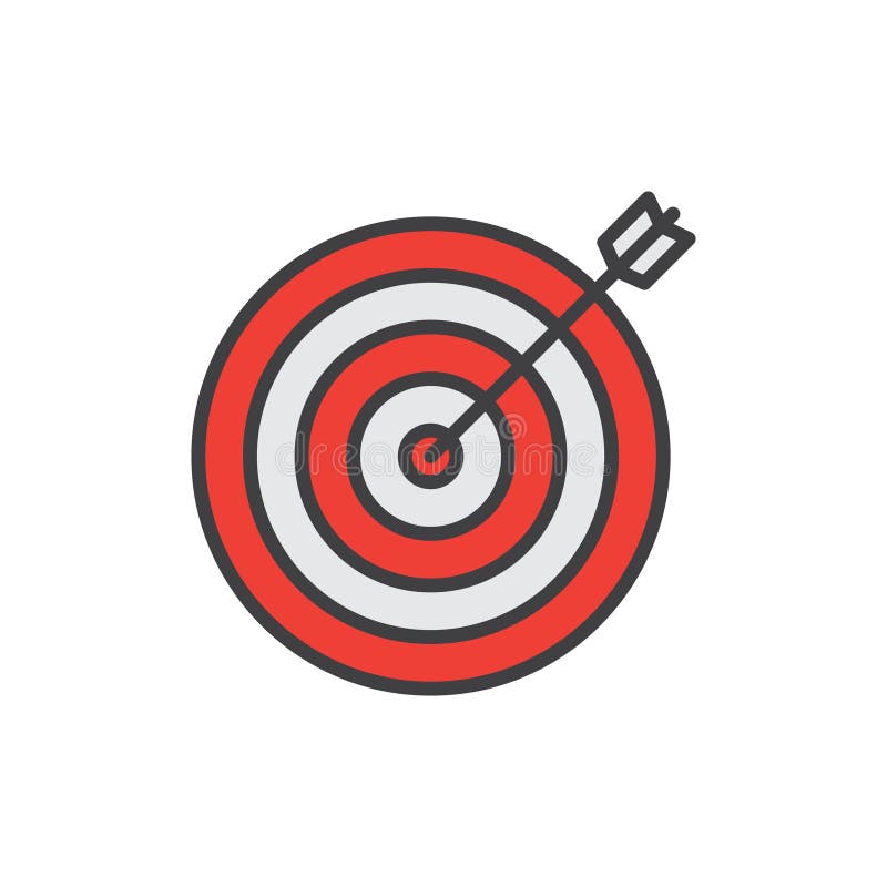 Goal Icon Vector Sign and Symbol Isolated on White Background, Goal ...