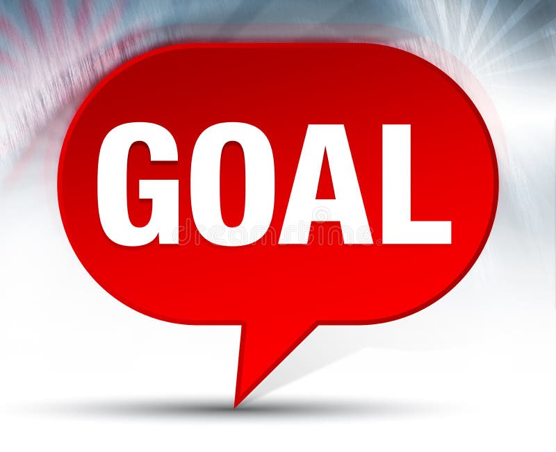 Goal Red Bubble Background stock illustration. Illustration of abstract ...