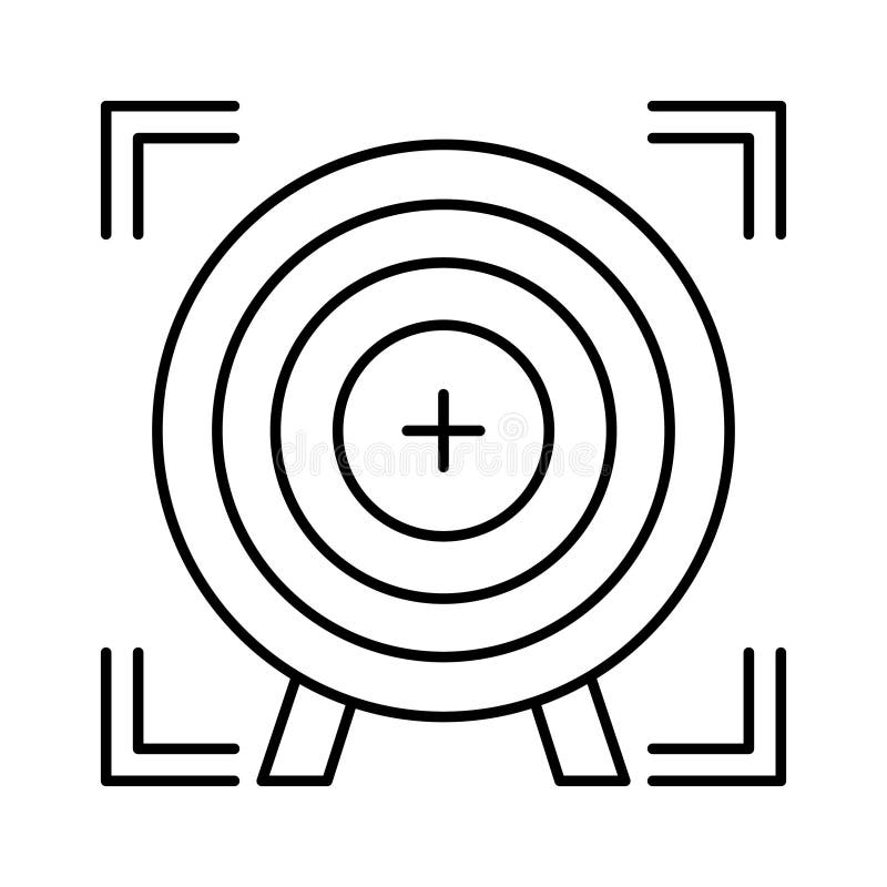 Goal Isolated Vector Icon that Can Be Easily Modified or Edited Stock ...