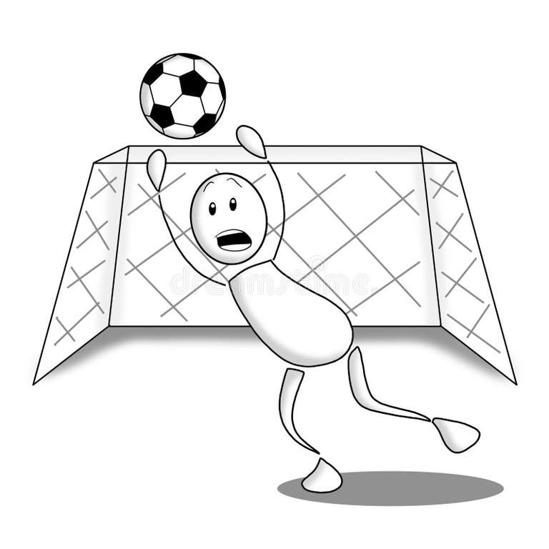 Soccer Keeper Cartoon Stock Illustrations – 789 Soccer Keeper Cartoon ...