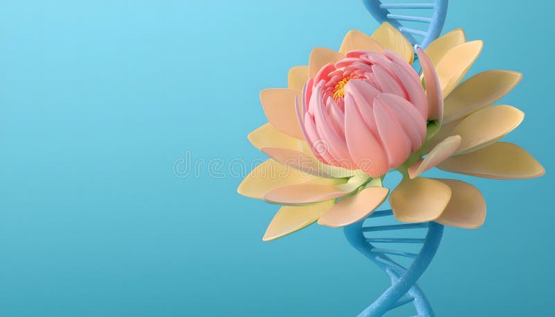 Goal of Life, Growth and Motivation: Abstract DNA Helix Transforming ...