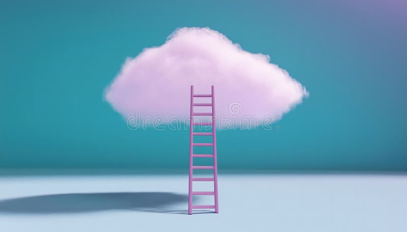Goal of Life, Growth and Motivation: Ladder Reaching into the Clouds ...