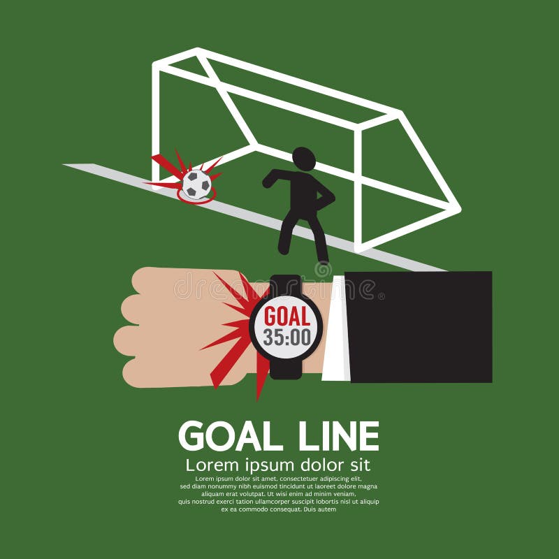 Goal Line Sport stock vector. Illustration of symbol - 41944001