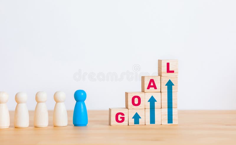 Goal and Motivation To Success Concepts.human Performance Stock Photo ...
