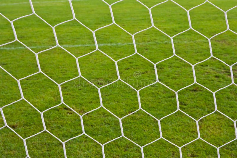 Goal net stock photo. Image of outdoor, close, grass - 18721768