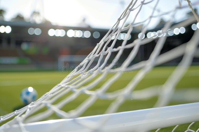 Goal Net Ripple with the Impact of a New Goal Stock Photo - Image of ...