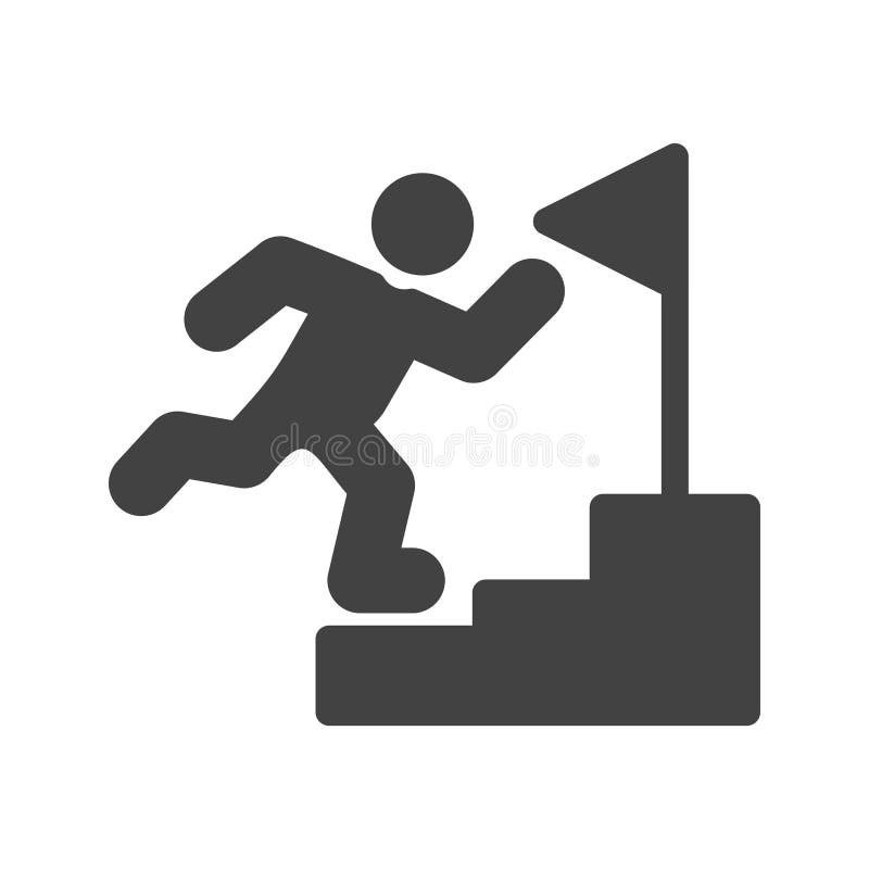 Goal Oriented stock vector. Illustration of vector, people - 88891162