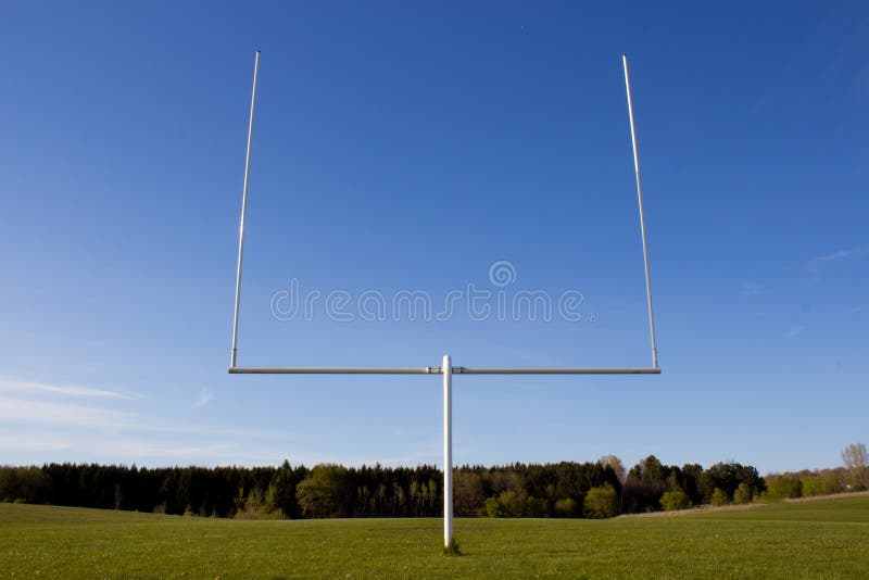 Goal Post stock image. Image of sports, kick, kicker - 24452279