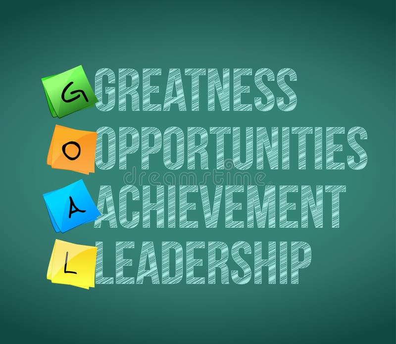 Goal Word with Bullseye Target Sign Stock Vector - Illustration of ...