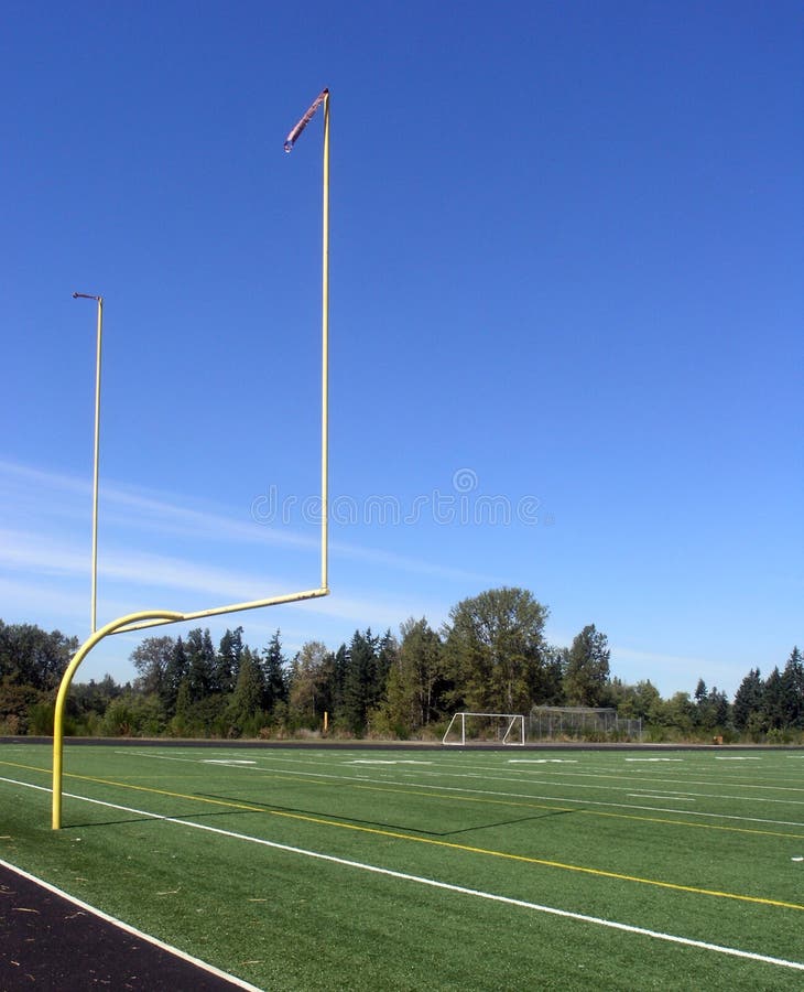 Goal Posts stock image. Image of field, astroturf, zone - 230515