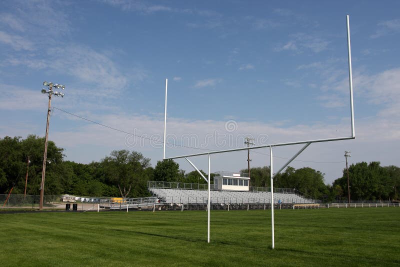 Goal Posts stock image. Image of sports, playing, clouds - 1071073
