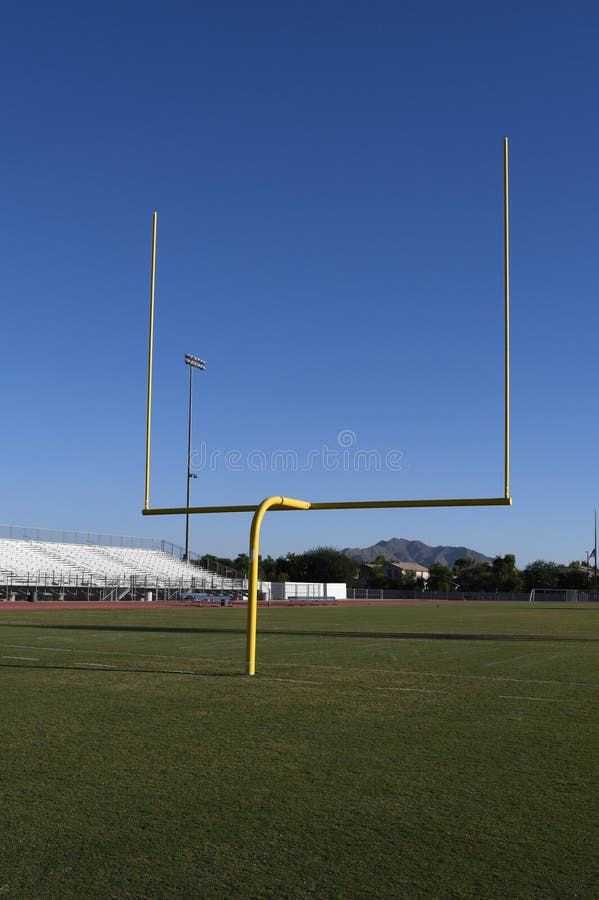 Goal Posts On Football Stadium Editorial Photo - Image of pastimes ...
