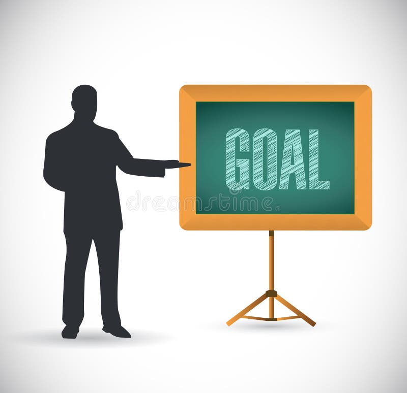Goal Presentation Concept Illustration Stock Illustration ...