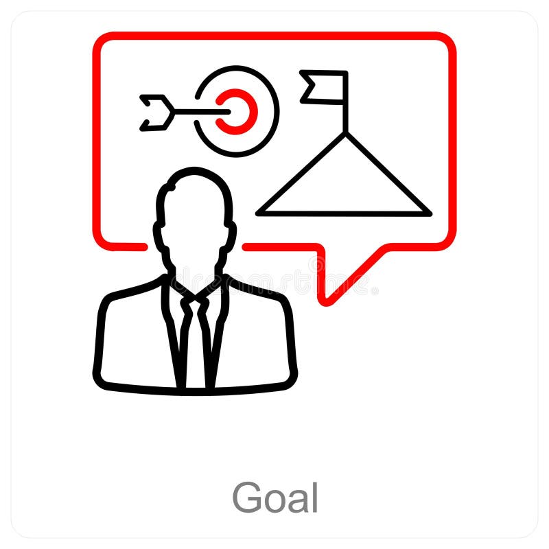 Goal stock vector. Illustration of black, success, goal - 338935449