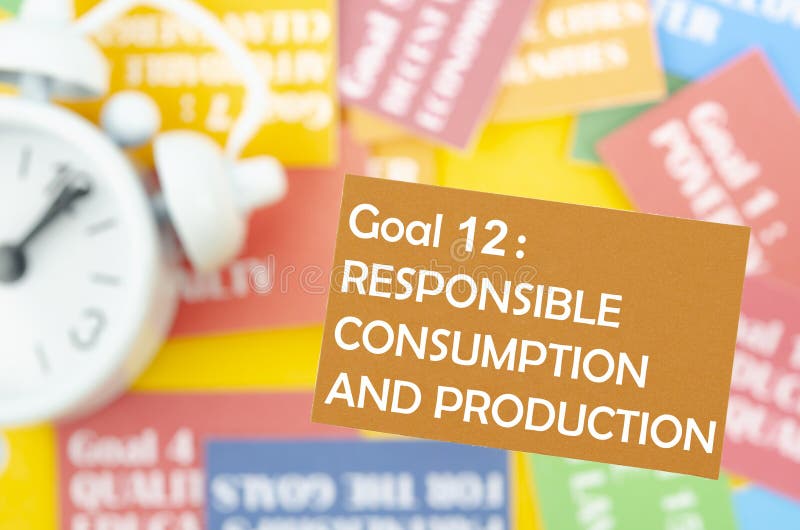 The Goal 12 : Responsible Consumption and Production. the SDGs 17 ... The Goal 12 : Responsible Consumption and Production. the SDGs 17 ...