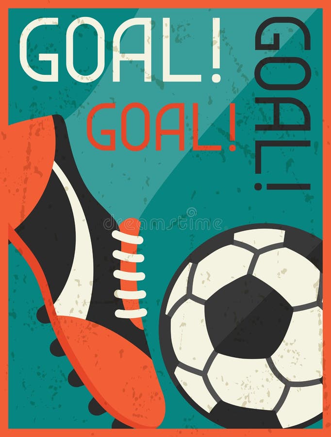 Soccer Poster stock vector. Illustration of invitation - 23716419