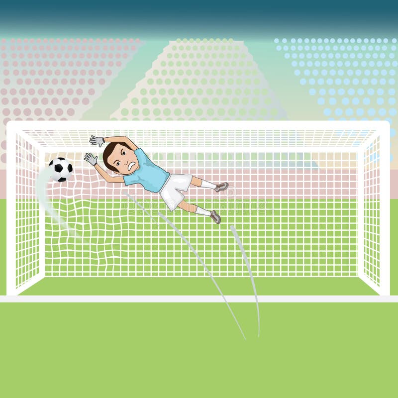 Goal score stock illustration. Illustration of crossbar - 25972484