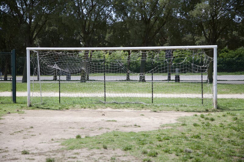 Goal score in a field stock photo. Image of football - 376182948