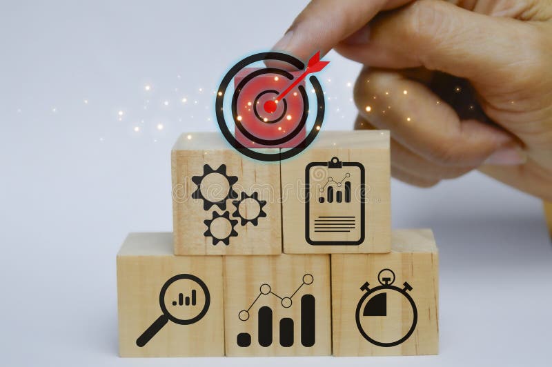 Goal Setting Concept, Action, Goal Achievement Stock Image - Image of ...