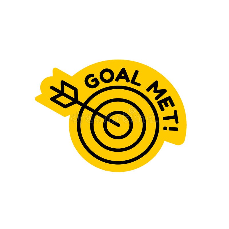Goal Set the Development of an Action Plan Designed Stock Vector ...