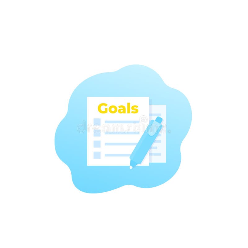 Goal setting vector icon stock vector. Illustration of setting - 163982857 Goal setting vector icon stock vector. Illustration of setting - 163982857