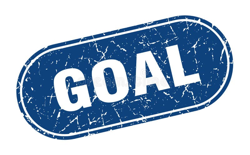 Goal Sign. Goal Grunge Stamp Stock Vector - Illustration of target ...