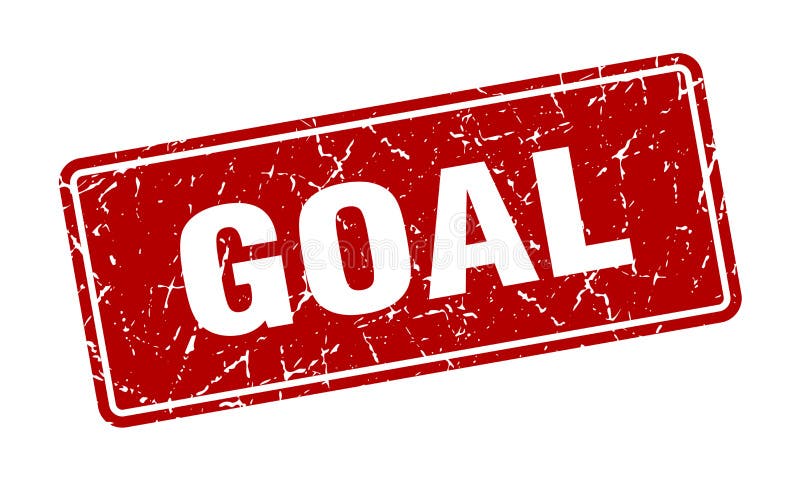 Goal Sign. Goal Grunge Stamp Stock Vector - Illustration of banner ...
