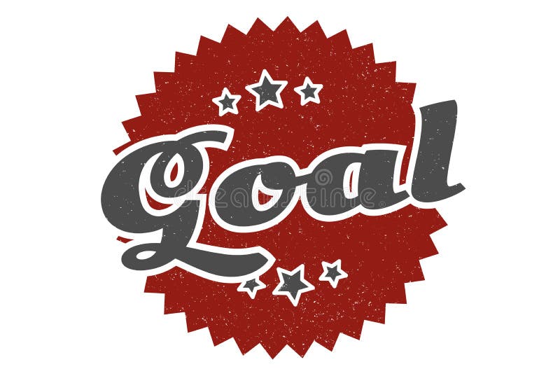 Goal Sign. Goal Vintage Retro Label Stock Illustration - Illustration ...