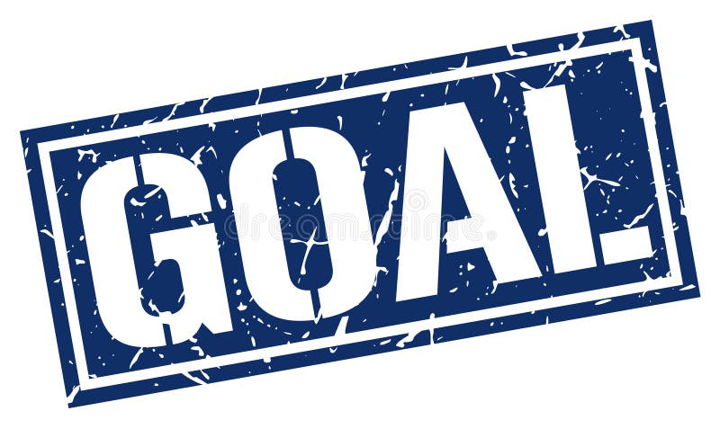 Goal square grunge stamp stock vector. Illustration of grunge - 94843732