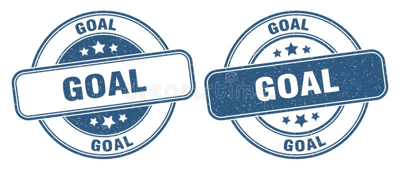 Goal Stamp. Goal Label. Round Grunge Sign Stock Vector - Illustration ...
