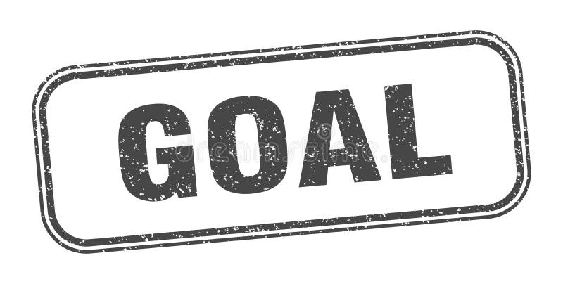 Goal Stamp. Goal Square Grunge Sign Stock Vector - Illustration of ...