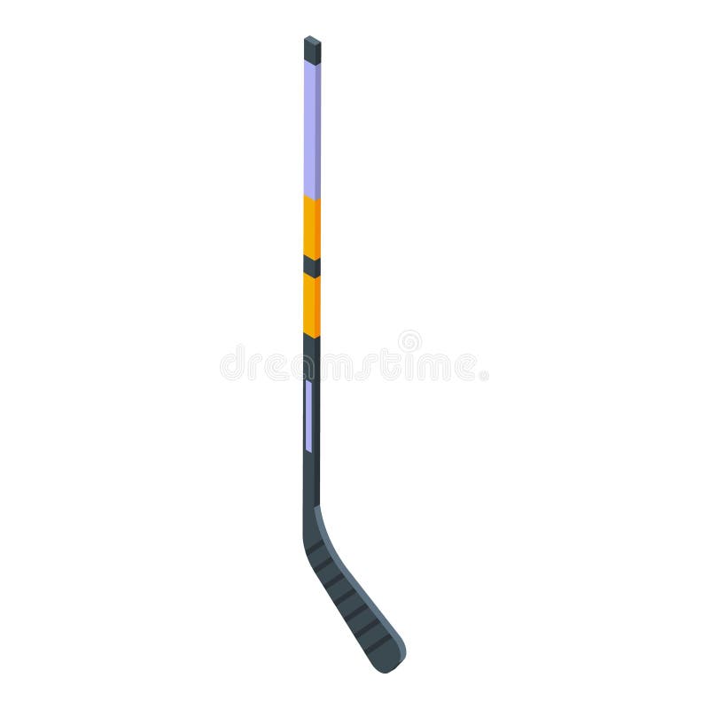 Goal Stick Icon Isometric Vector. Ice Sport Game Stock Vector ...