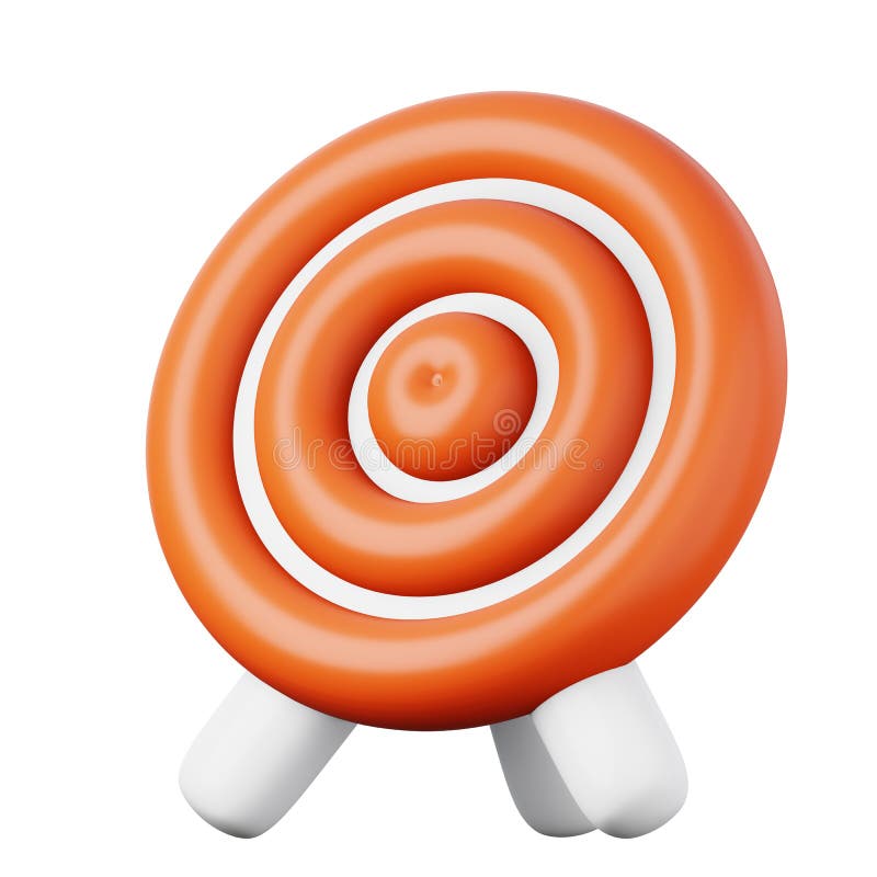 Goal Target High Quality 3D Render Illustration Icon. Stock ...