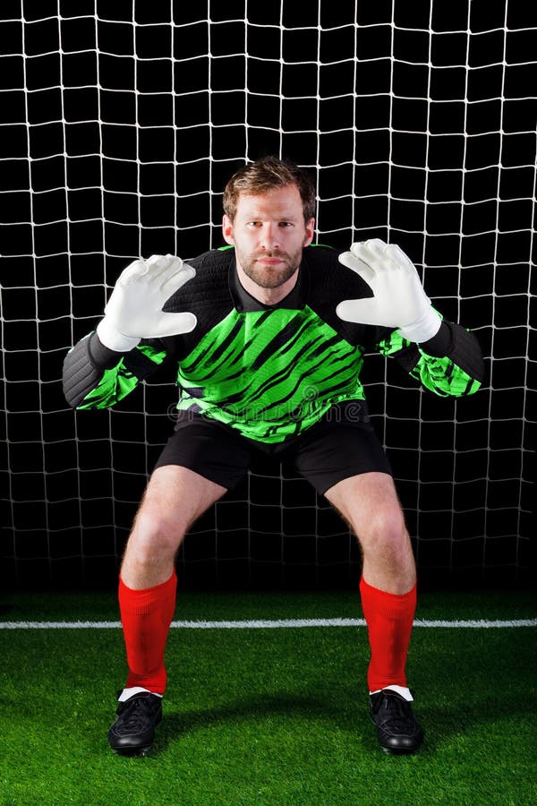 Goalkeeper stock image. Image of facing, goal, football - 20093283