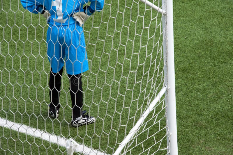 Goalkeeper stock image. Image of facing, goal, football - 20093283