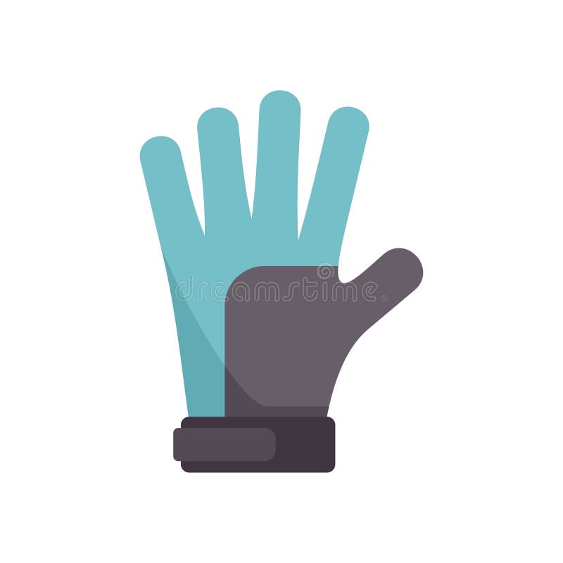 Goalkeeper Glove Protecting Hand during Soccer Game Stock Illustration ...