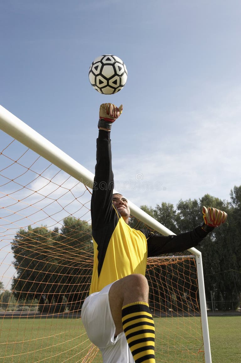 Goalkeeper Reaching Ball Stock Photos - Free & Royalty-Free Stock ...