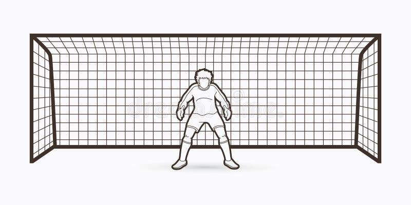 Soccer Goalie Drawing