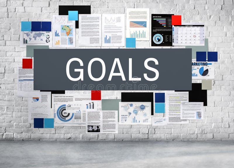 Goals Aim Aspiration Motivation Target Vision Concept Stock Photo ...