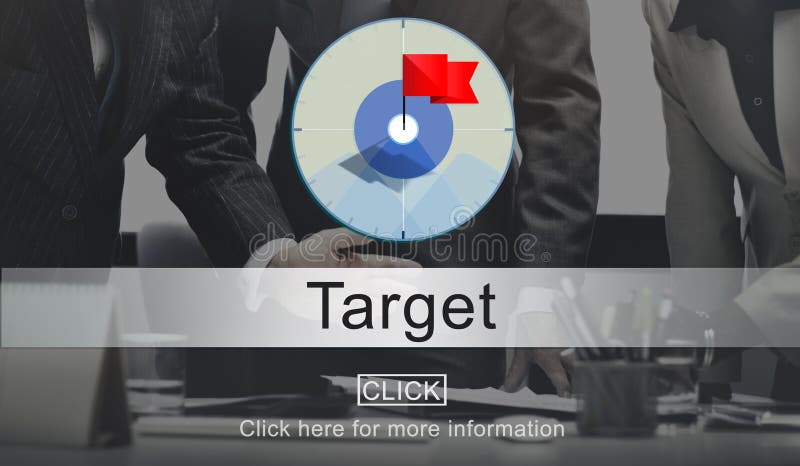 Goals Aim Purpose Mission Target Concept Stock Photo - Image of ...