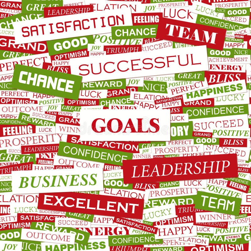 GOALS stock vector. Illustration of background, opportunity - 35108994