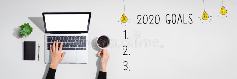2020 goals illustration stock photo. Image of plans - 137389488