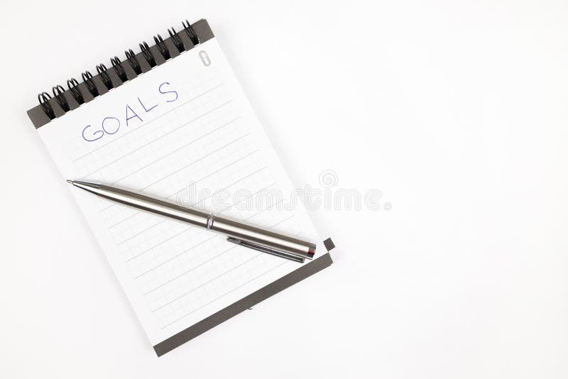 Goals 2023 Plan Notes with Metal Pen - Productivity Plan - Business and ...