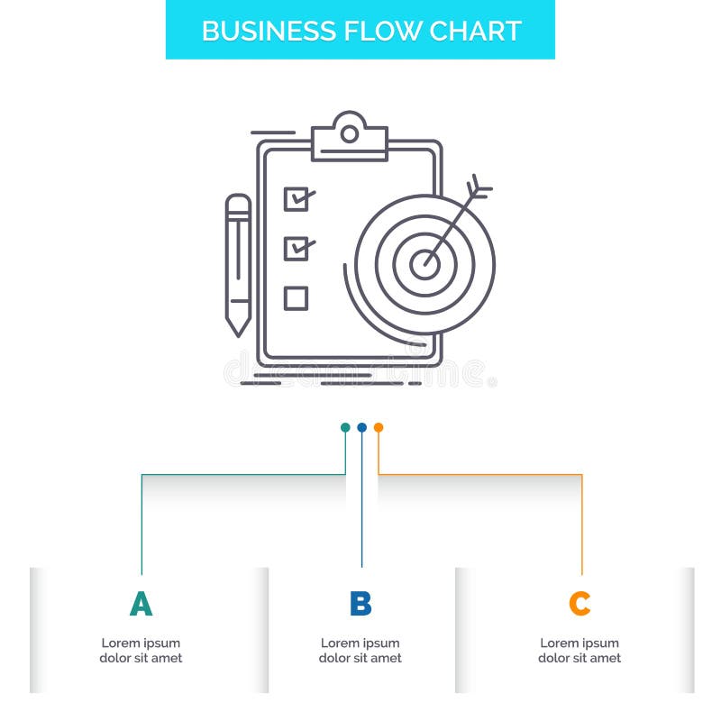 Goals, Report, Analytics, Target, Achievement Business Flow Chart ...
