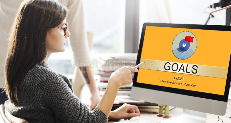 Goals Success Aim Aspiration Concept Stock Image - Image of ...